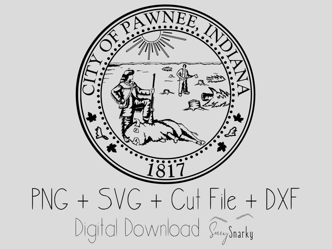 Pawnee Indiana Parks & Rec Graphic Svg, Png, Cut File - Etsy