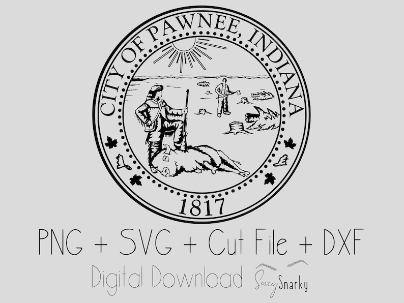 Pawnee Indiana Parks & Rec Graphic Svg, Png, Cut File - Etsy