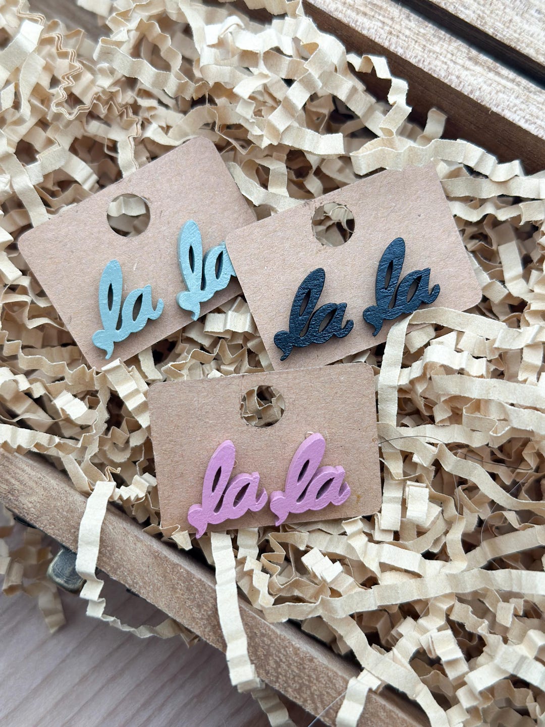 Kamala Harris Stud Earrings - Handmade & Painted - Comma La - Etsy