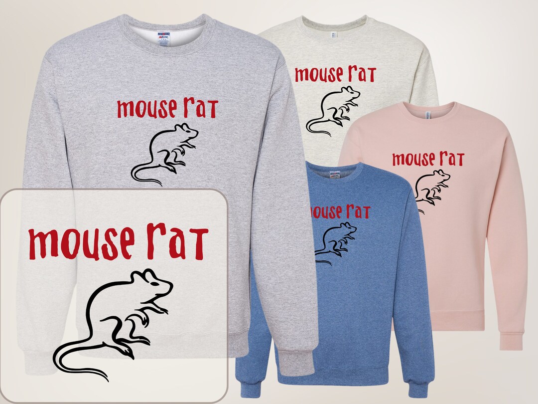 Mouse Rat Crewneck Sweatshirt Parks and Rec - Etsy