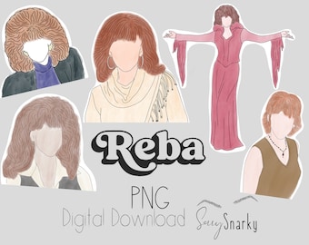Reba Fancy Lyrics Sublimation Svg Png Silhouette Cricut Digital ...