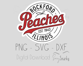 Vintage Rockford Peaches A League of Their Own Movie Png Instant ...