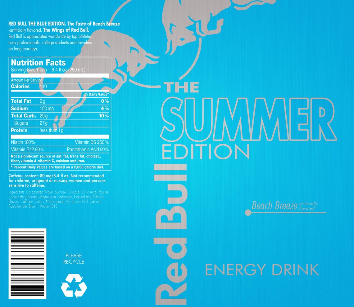20oz Tumbler Wrap RED BULL Editions, Multi Pack - Etsy