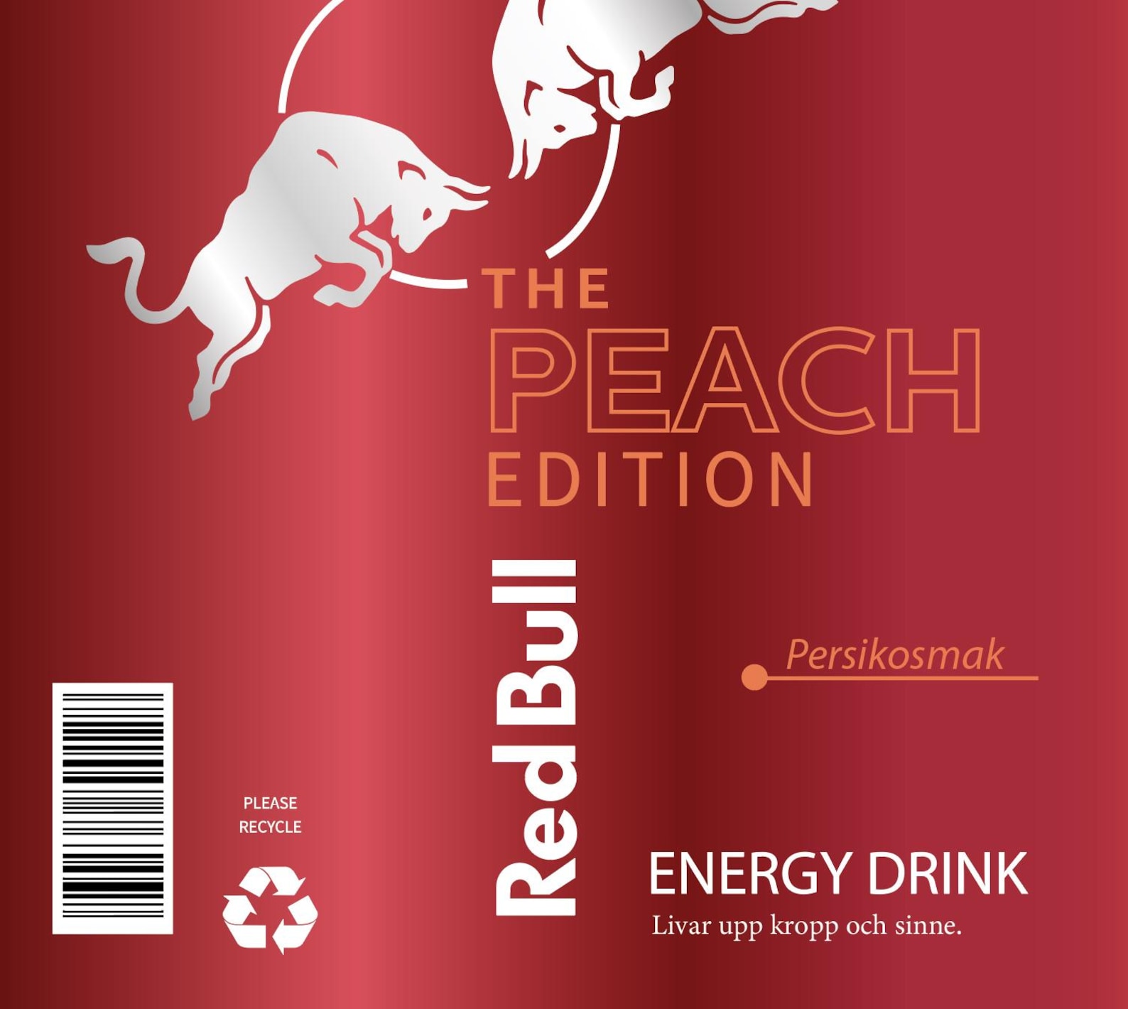 20oz Tumbler Wrap RED BULL Dutch Peach Persikosmak - Etsy