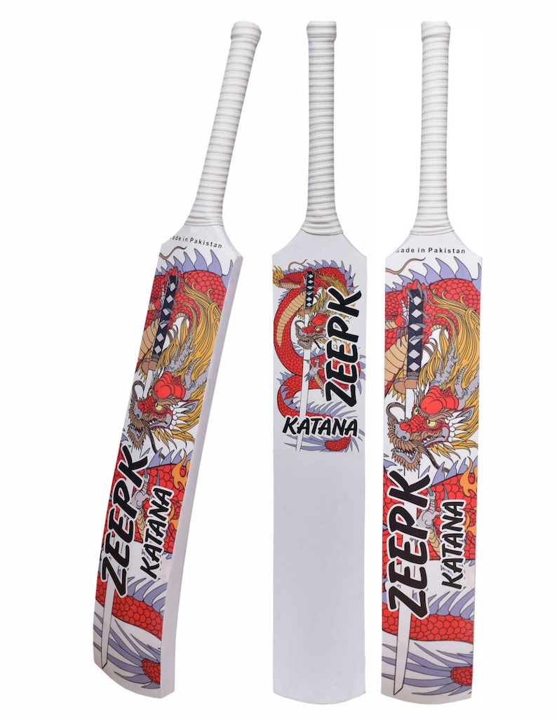 Zeepk Katana Cricket Bat: Kashmir Willow Tape Ball Bat, 2lb - Etsy