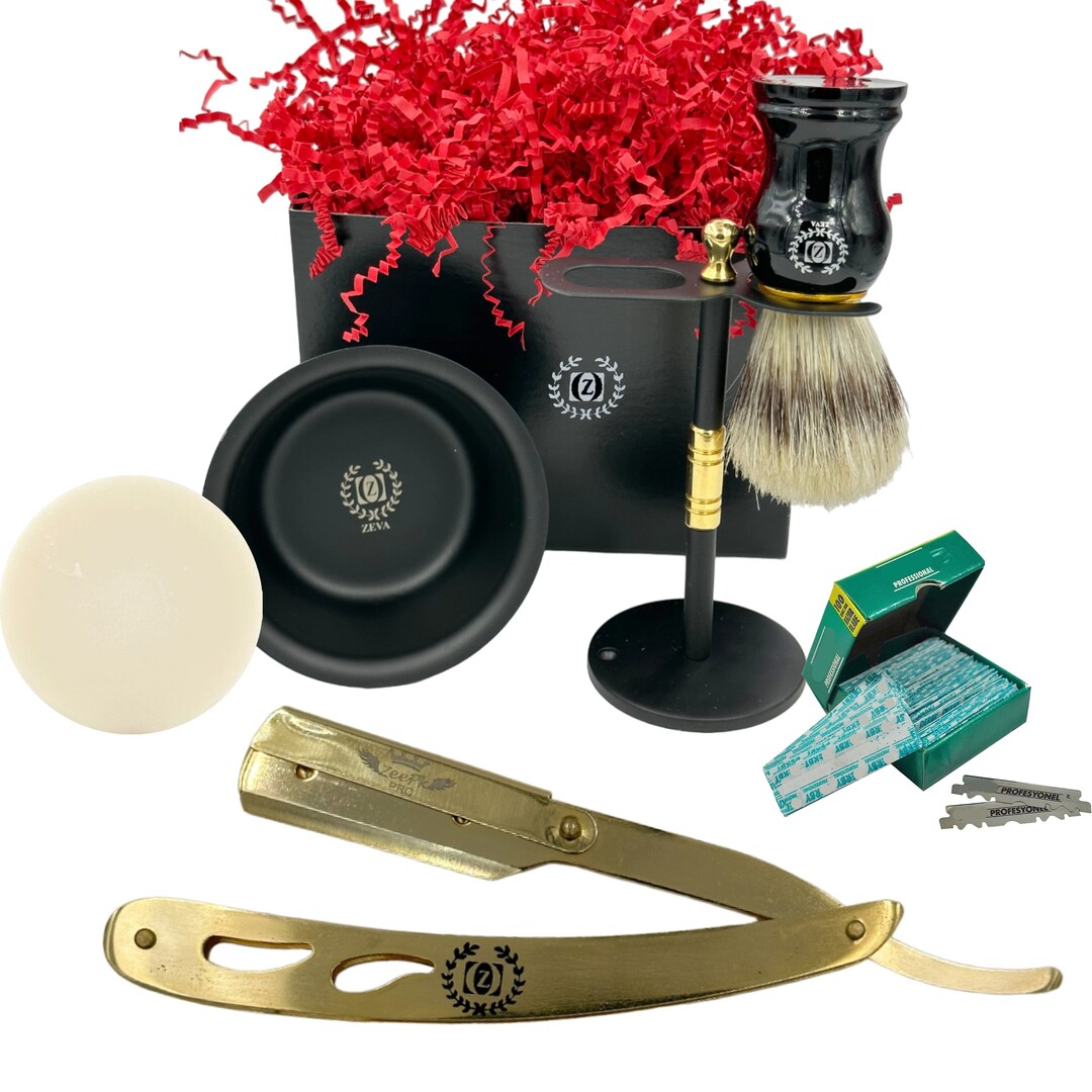 Professional Barber Razor Swing Lock Cuchillas Stainless Steel Shave ...