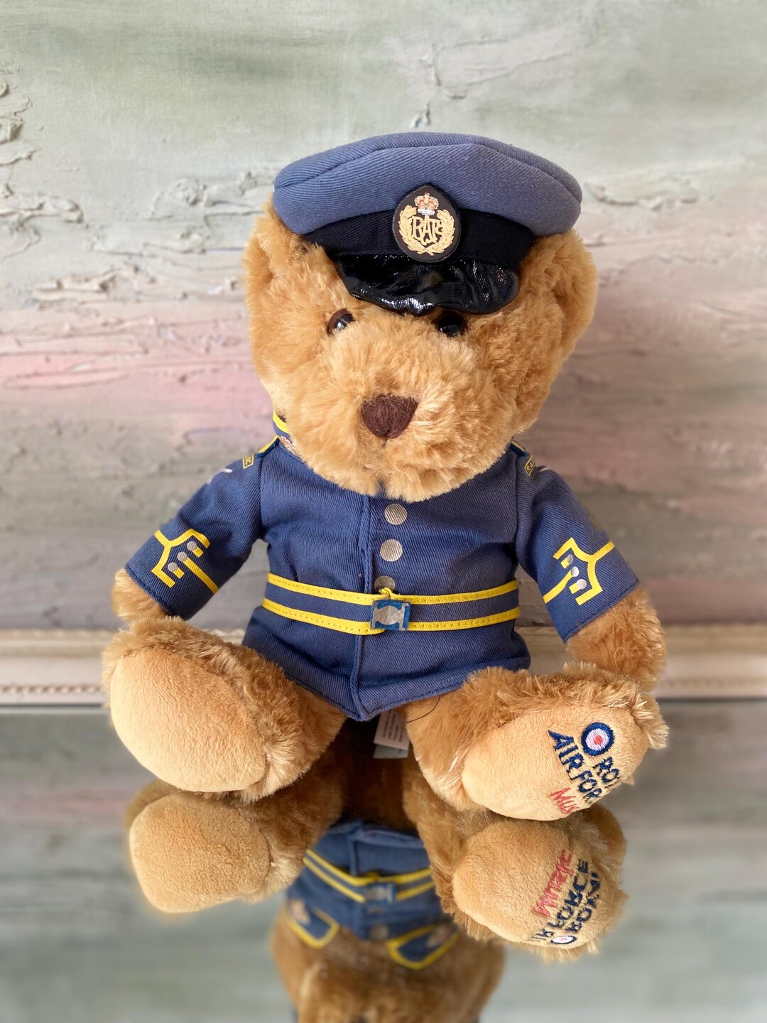 Royal Air Force Music Teddy Bear Toy Plush Stuffed Soft Toy Plush Pilot ...