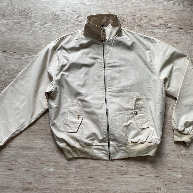 Nude Bomber Jacket - Etsy UK