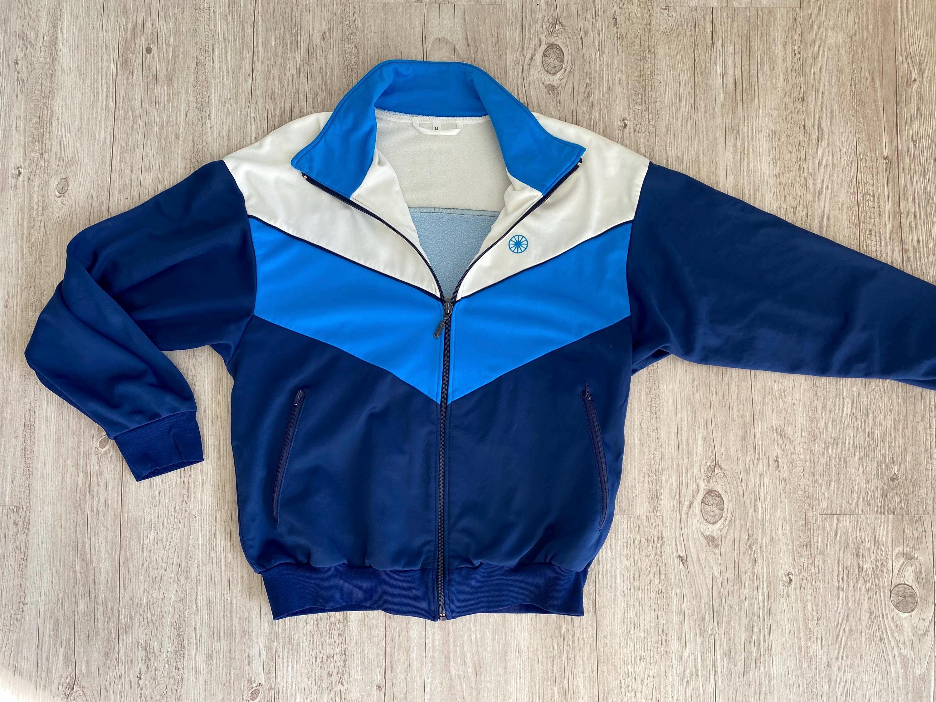 Vintage Colorblock Track Jacket: 90s Unisex Sportswear (size S-M) - Etsy