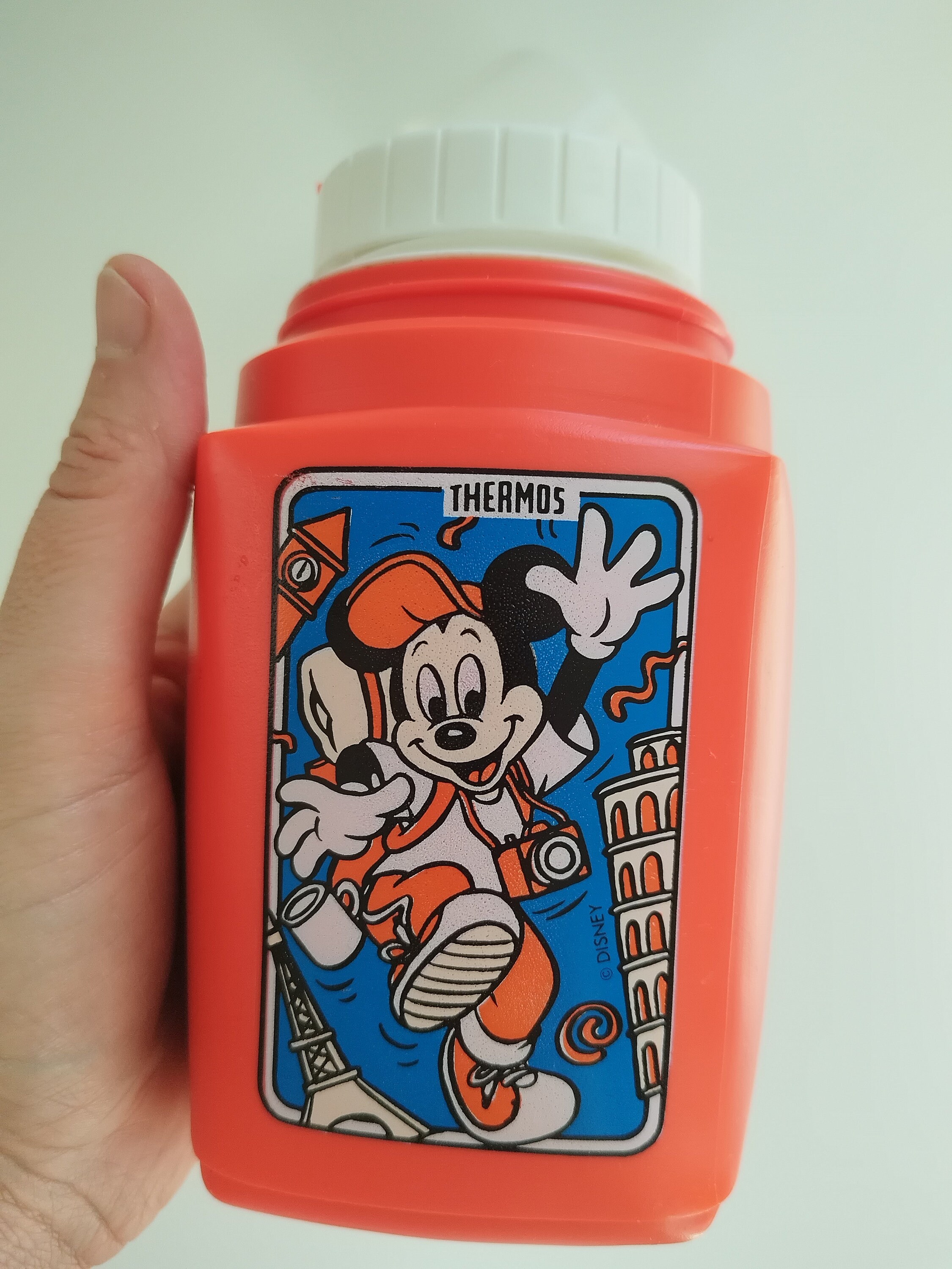 Vintage Thermos Roughneck Flask Mickey Mouse Plastic Thermos - Etsy