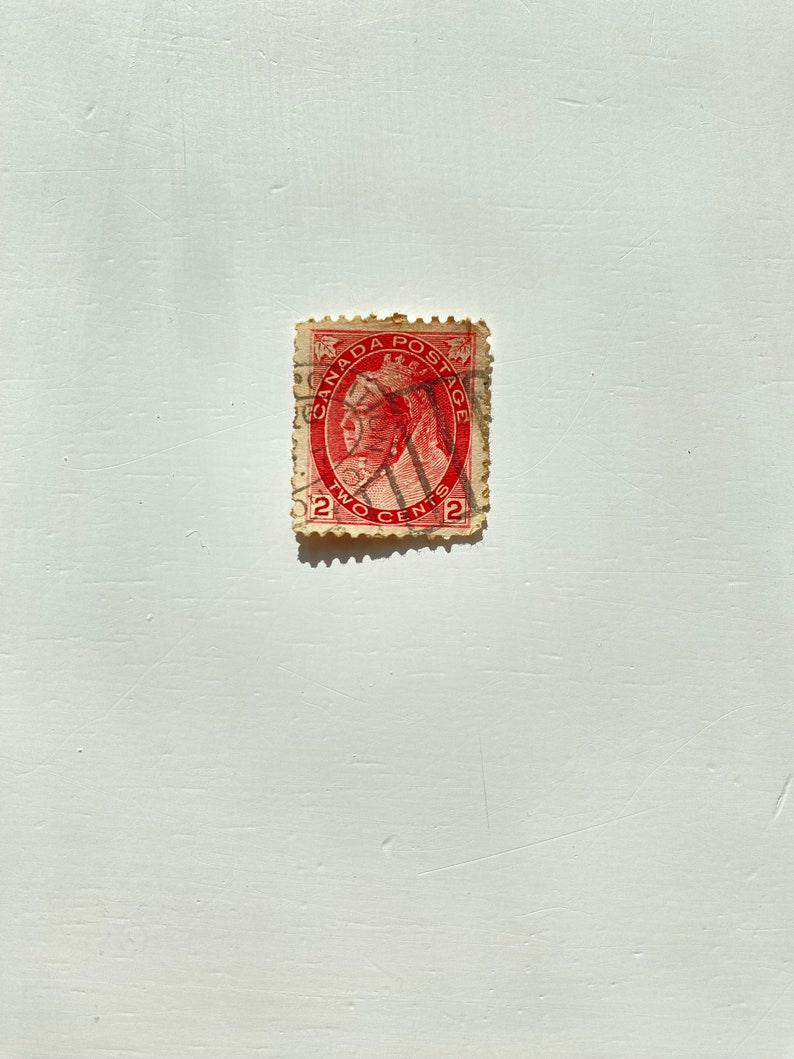 Vintage Queen Victoria Canada Stamp: 1899 Two Cents Collectible - Etsy
