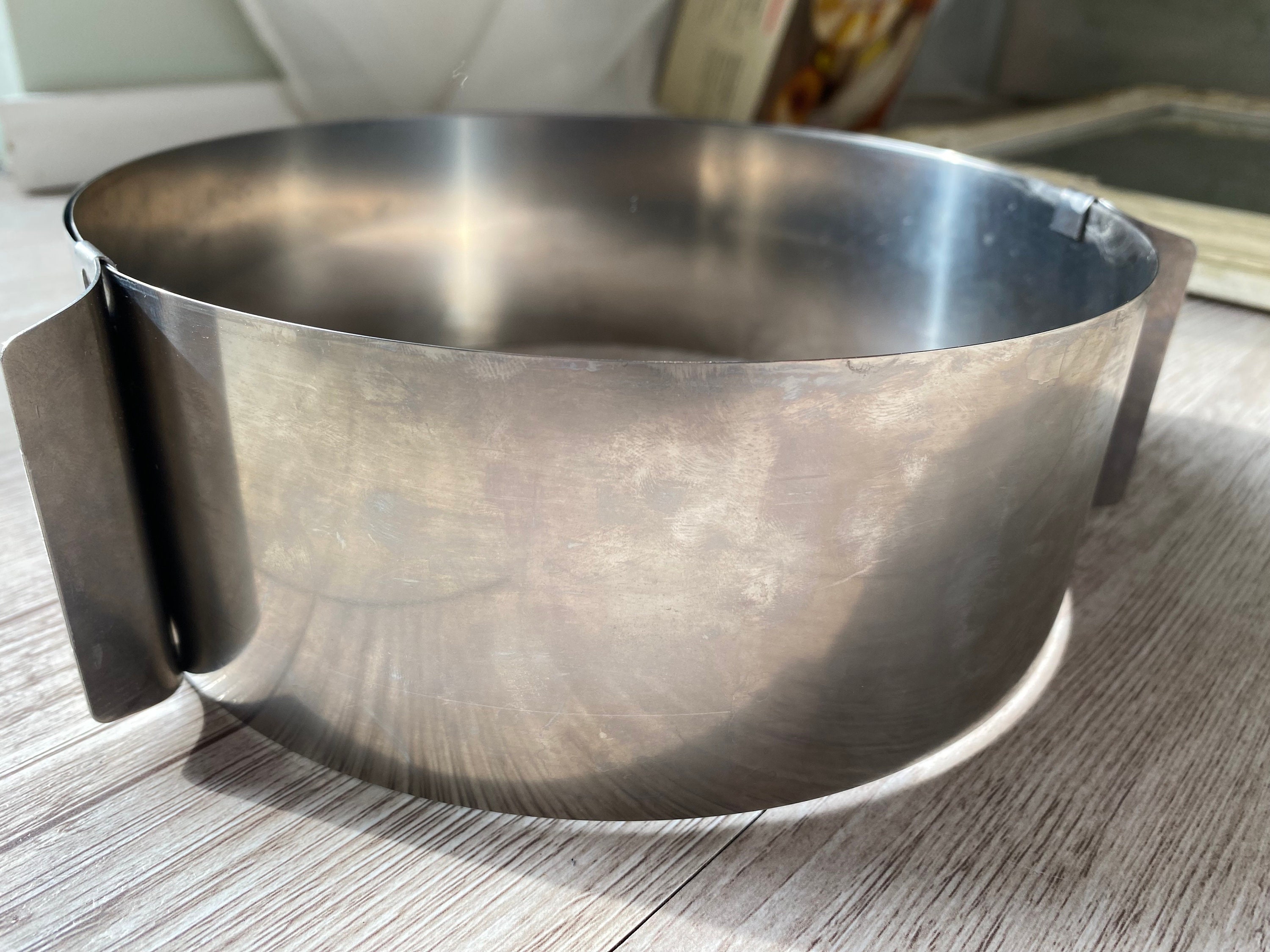 Vintage Kaiser Backform Cake Ring: Adjustable Stainless Steel Mold (16. ...