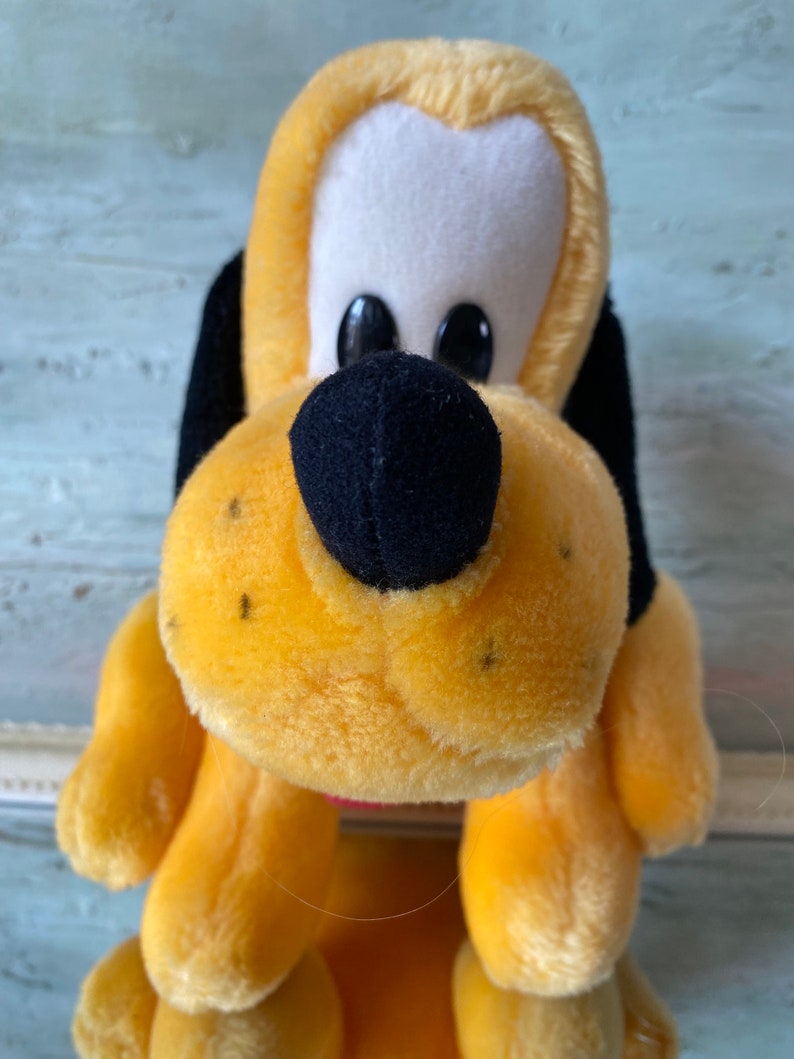 Vintage Disneyland Pluto Plush Toy, Classic Disney Dog (10 Inch) - Etsy