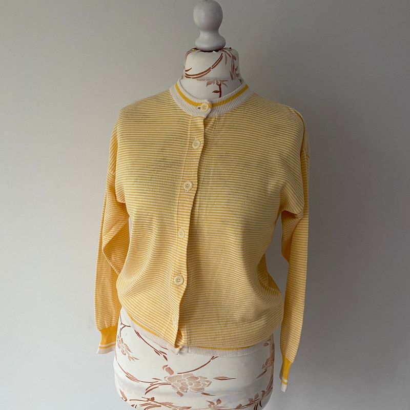Butter Yellow Cardigan - Etsy