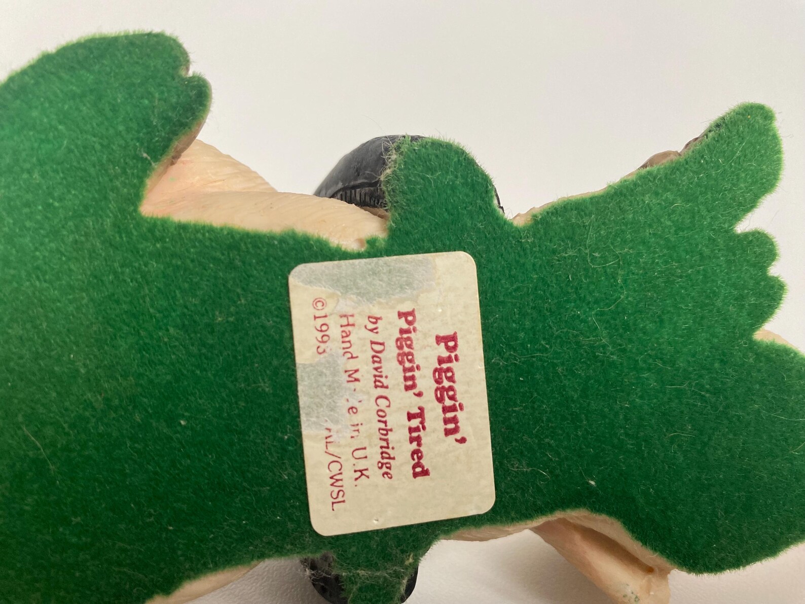 Vintage Piggin' Tired Figurine: David Corbridge Ornament, 1993 UK - Etsy