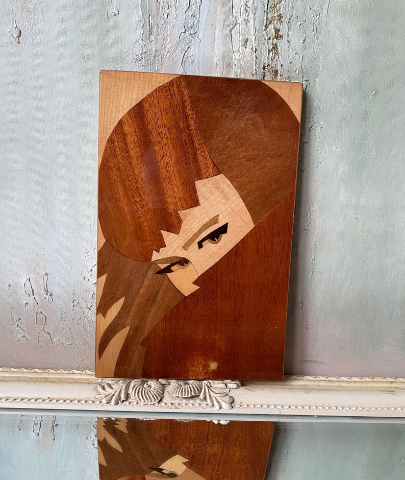 Vintage 70s Intarsia Wood Wall Hanging, Ukrainian Art - Etsy Australia