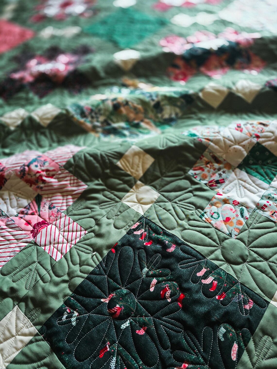 PDF Pattern - Meadow Patch Quilt by Thai Charm Llc/instant Download ...