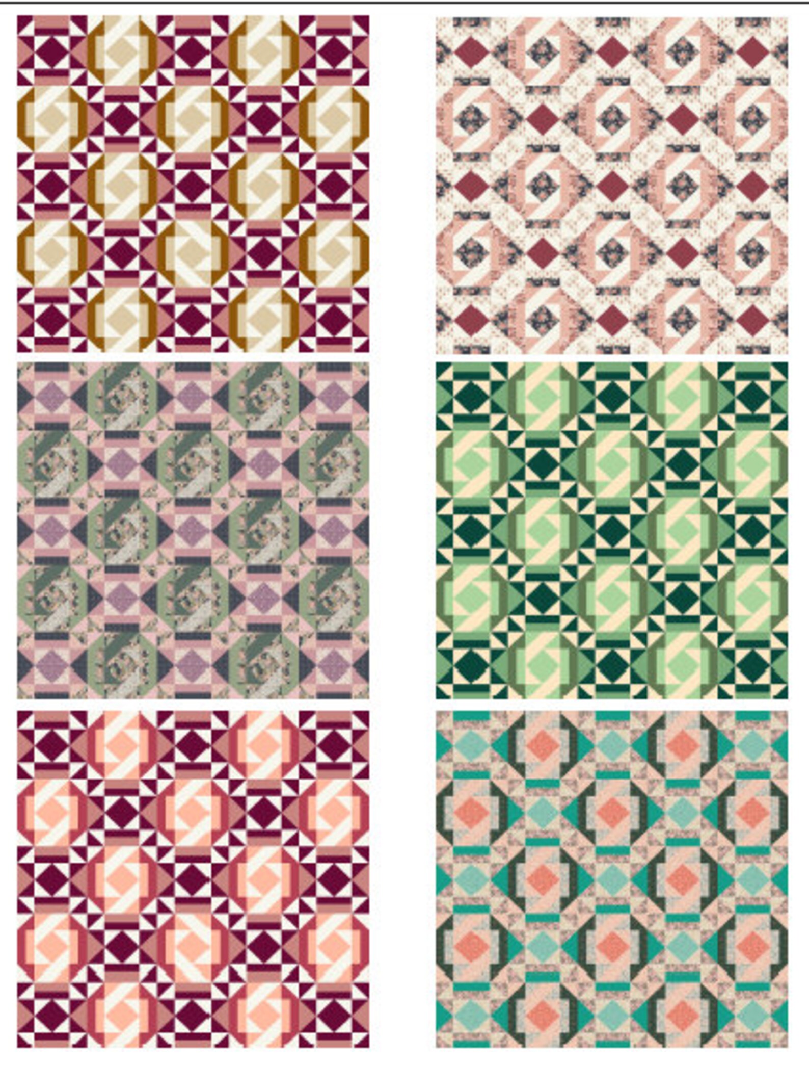 PDF Pattern Twilight Quilt by Thai Charm Llc/instant | Etsy