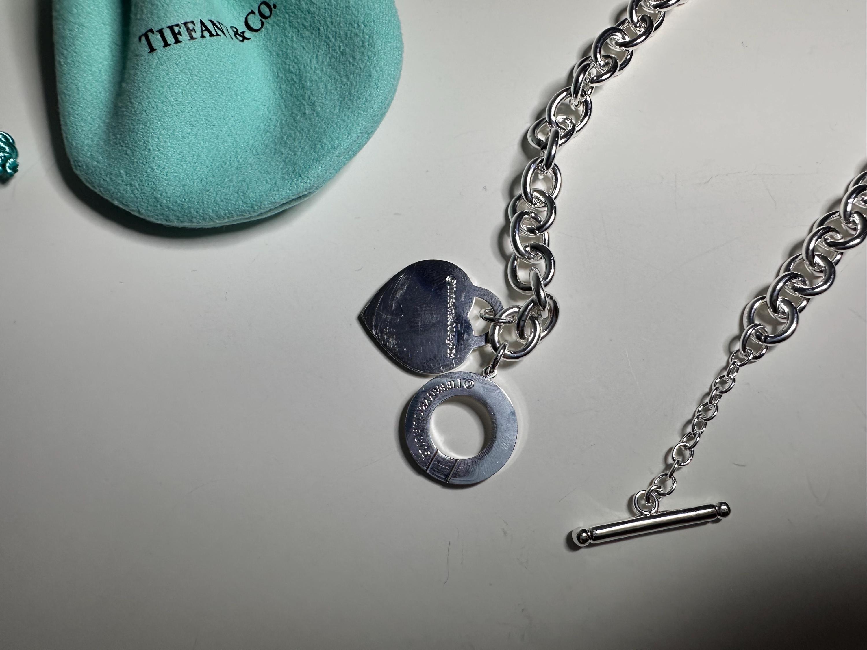 Tiffany & Co Return to Heart Tag Toggle Pendant Necklace - Etsy