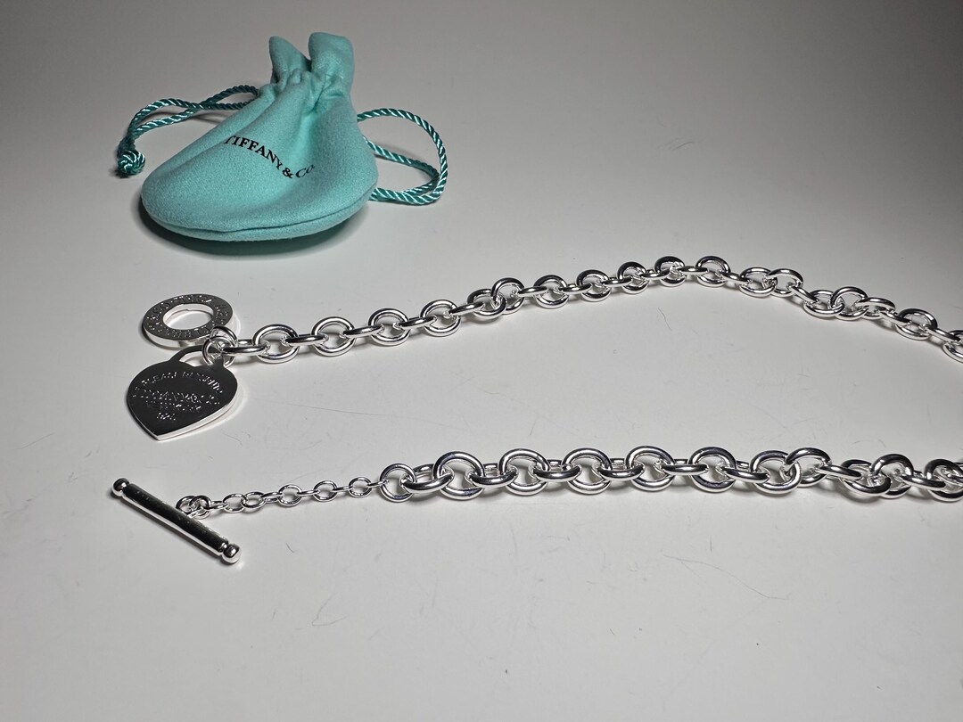 Tiffany & Co Return to Heart Tag Toggle Pendant Necklace - Etsy