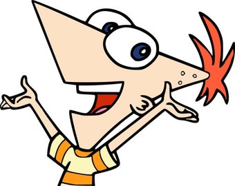 Phineas Ferb Sticker | Etsy
