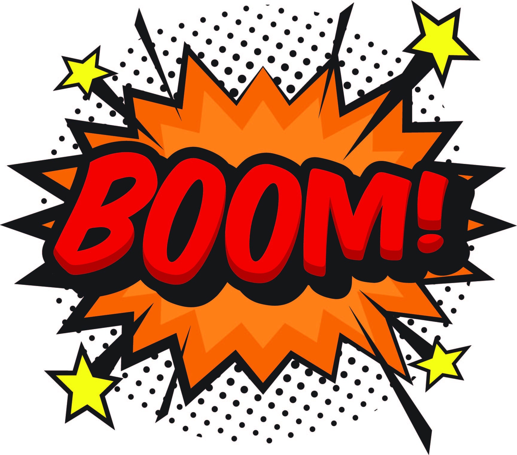 Boom Comic Sound Effects Vinyl Die Cut Decal Sticker | Etsy