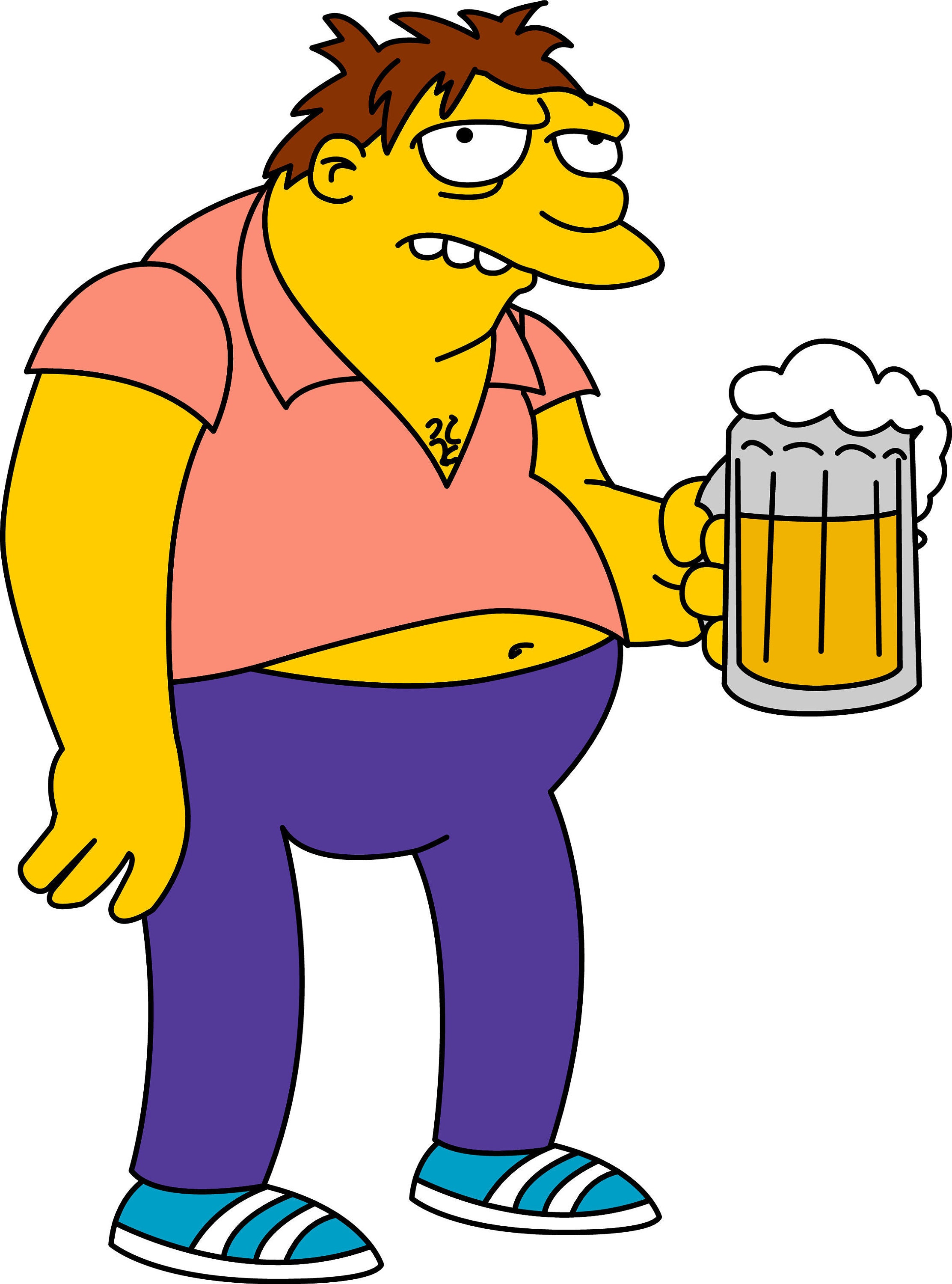 Barney Gumble from The Simpsons Vinyl Die Cut Decal Sticker | Etsy