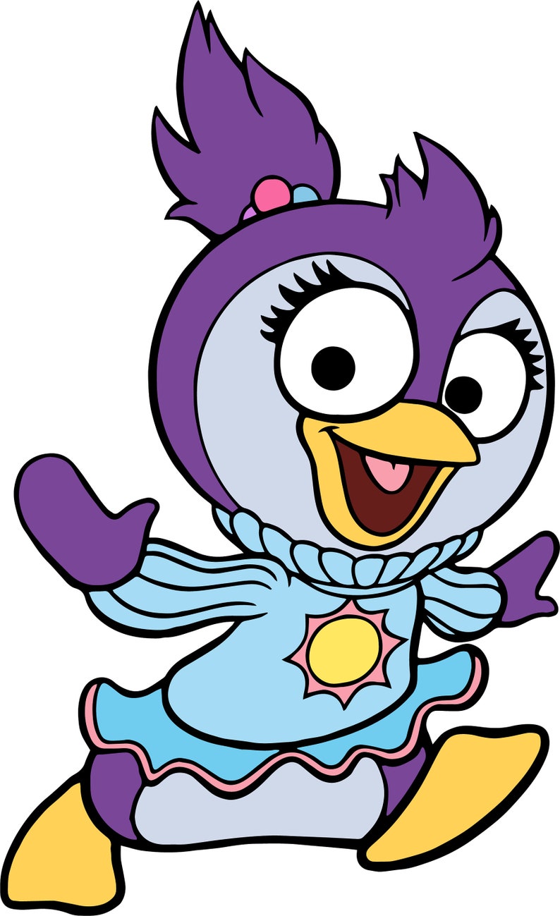 Summer Penguin From the Muppet Babies Vinyl Die Cut Decal | Etsy