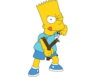 Bart Simpsons Decal | Etsy