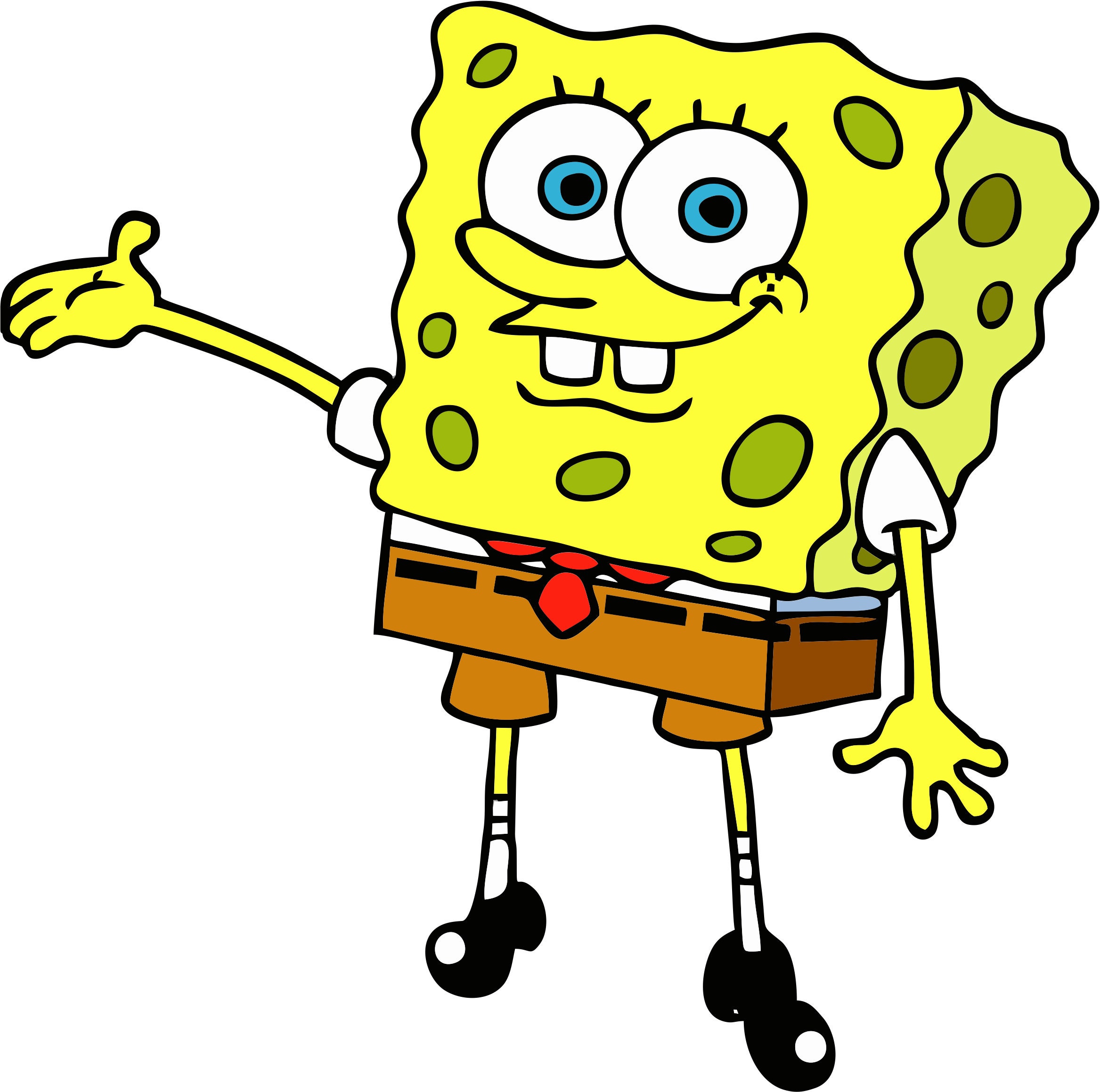 Bob Esponja Vinilo Die Cut Calcomanía Pegatina Etsy