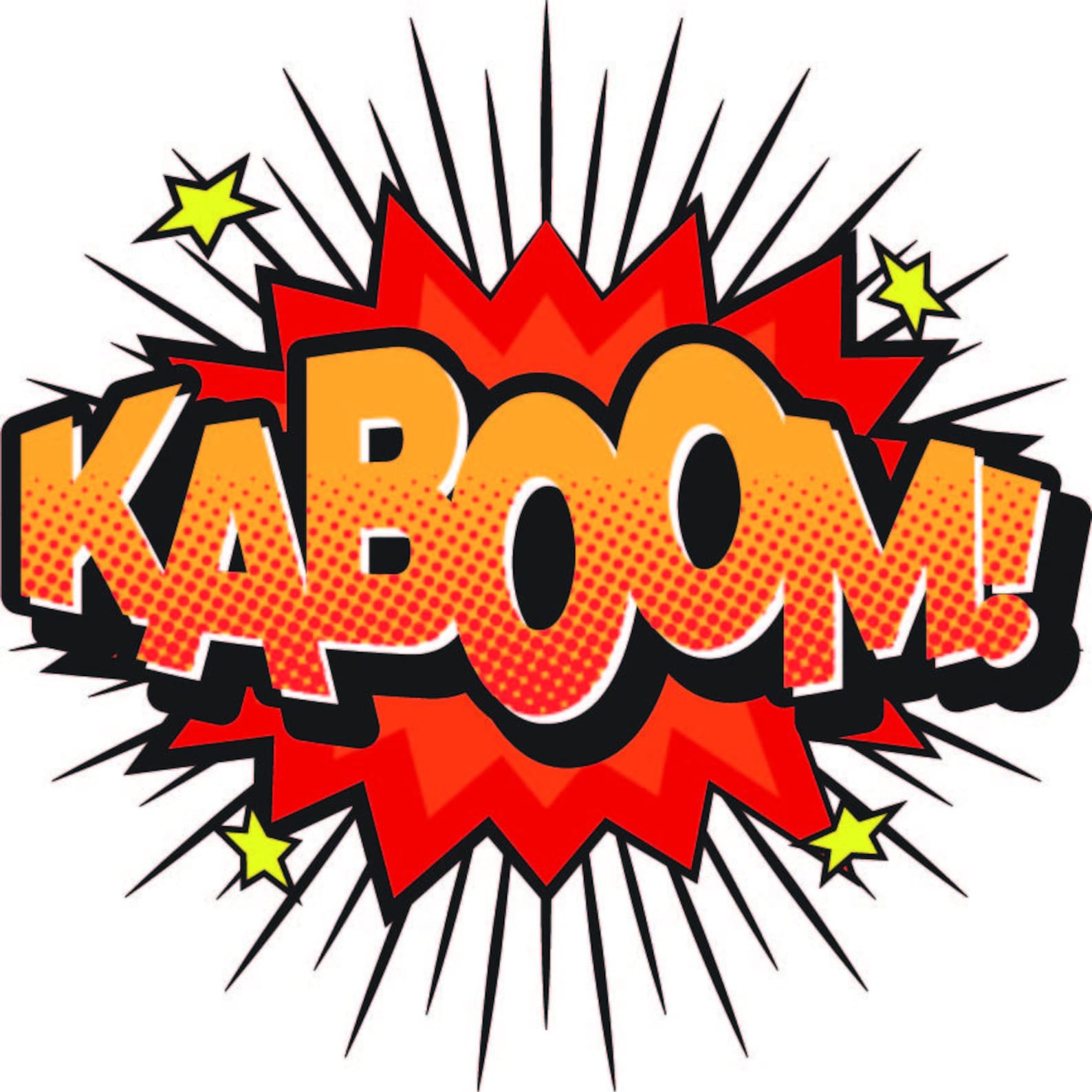 Kaboom Comic Sound Effects Vinyl Die Cut Decal Sticker | Etsy