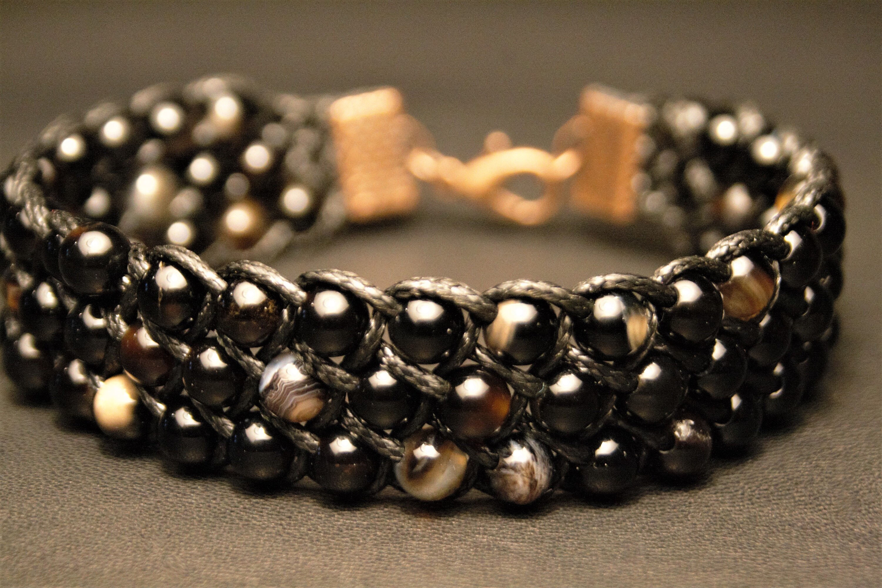 Men's Bracelet Women Bracelet Shambala With Natural Stone - Etsy