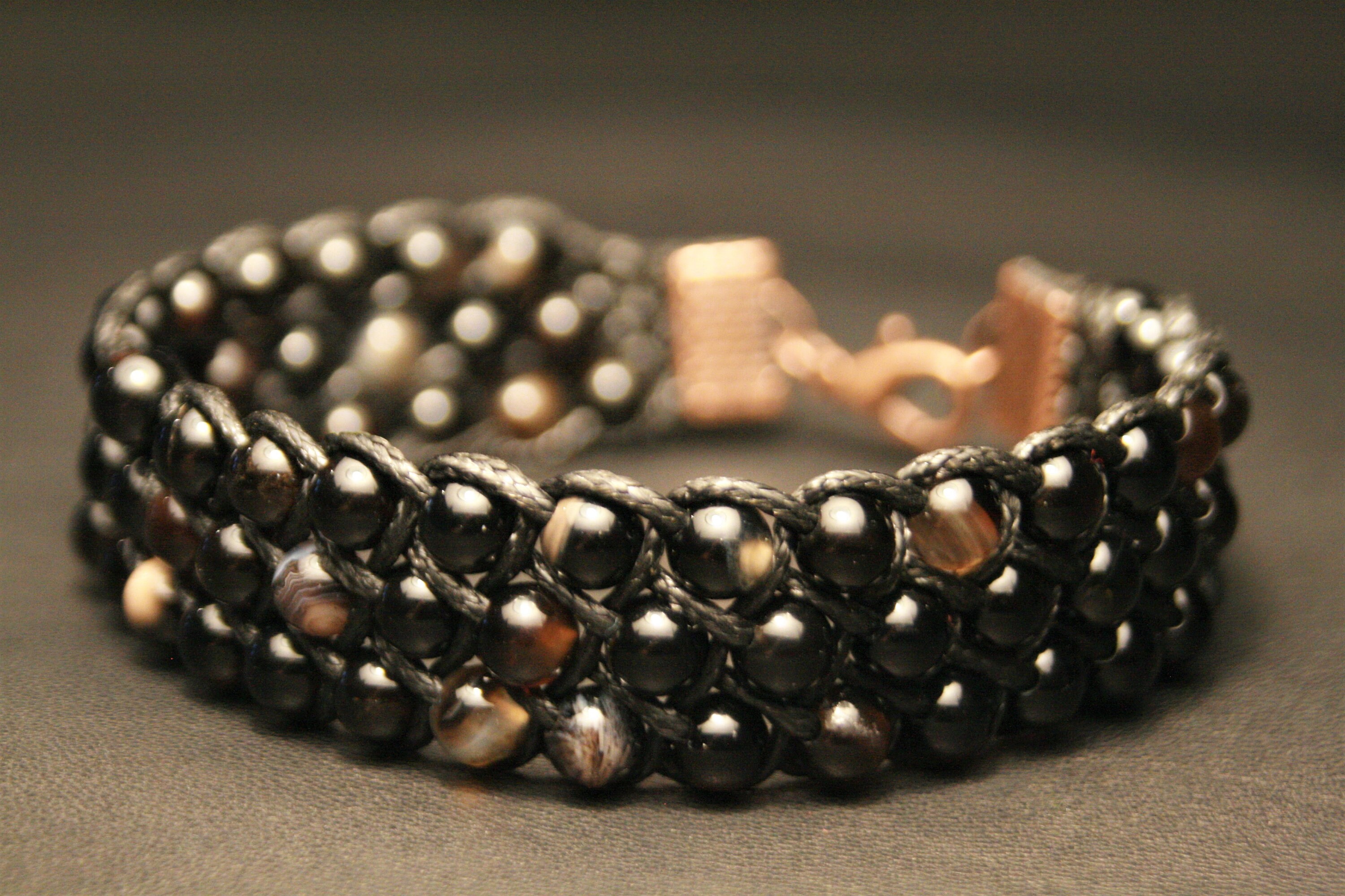 Men's Bracelet Women Bracelet Shambala With Natural Stone - Etsy