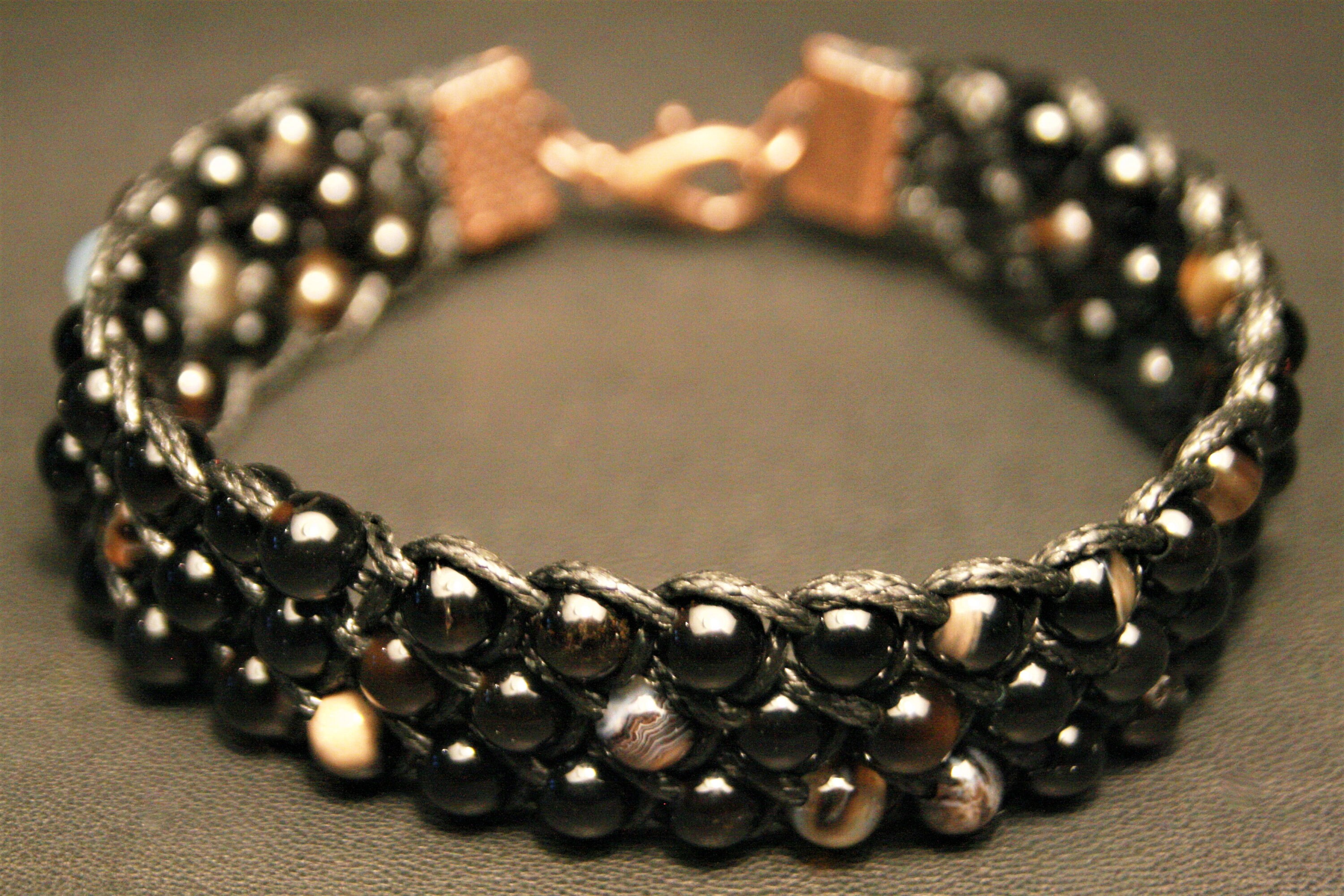 Men's Bracelet Women Bracelet Shambala With Natural Stone - Etsy