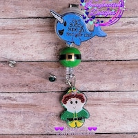 Santa's Elf ID Badge: Christmas Reindeer Carer Tag (instant Download ...