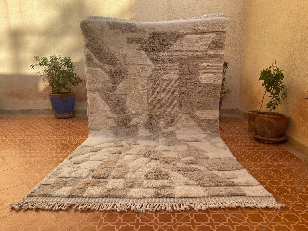 Brown Mrirt Rug Authentic Mrirt Rug Brown Beige Rug Beni Mrirt Rug 4.9 ...