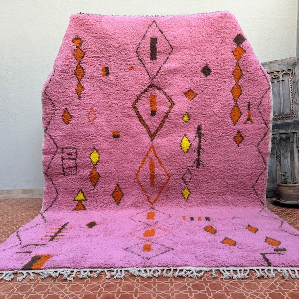 Pink Moroccan Rug - Etsy