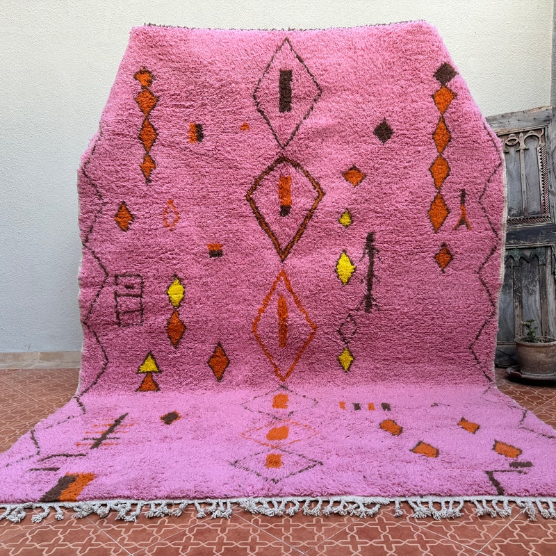 Pink Moroccan Rug - Etsy