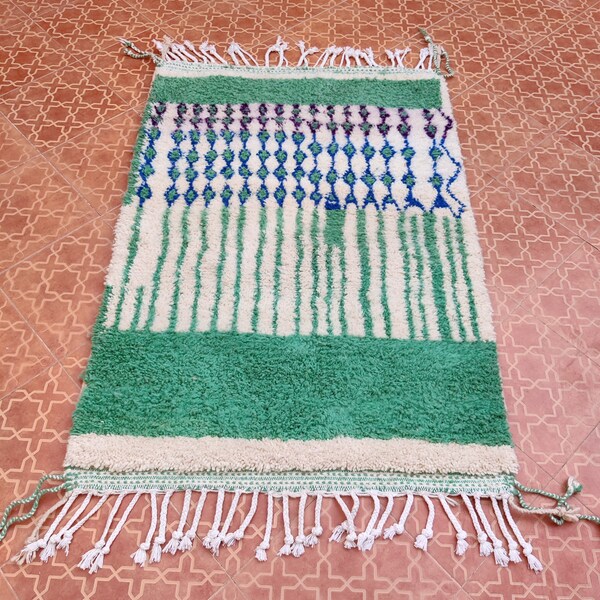 Green Moroccan Rug - Etsy
