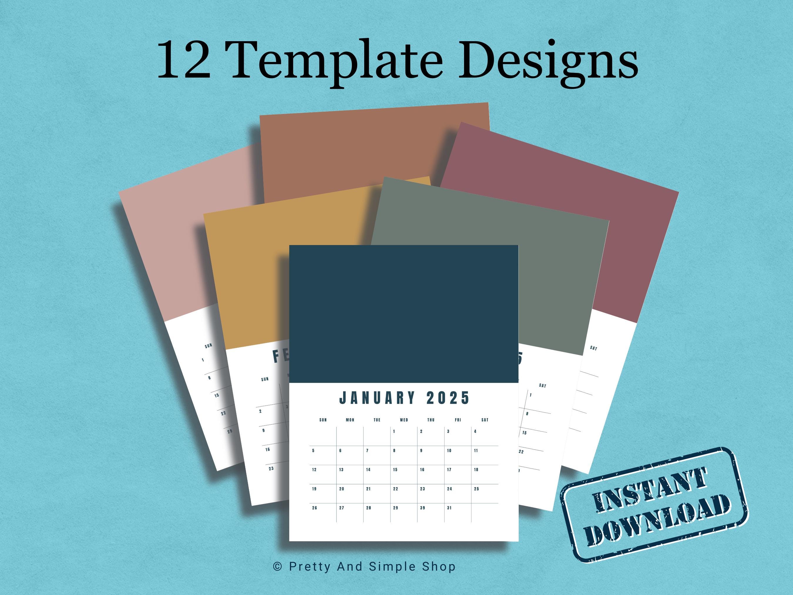 2025 Boho Onenote Aesthetic Calendar Templates Colorful Digital ...