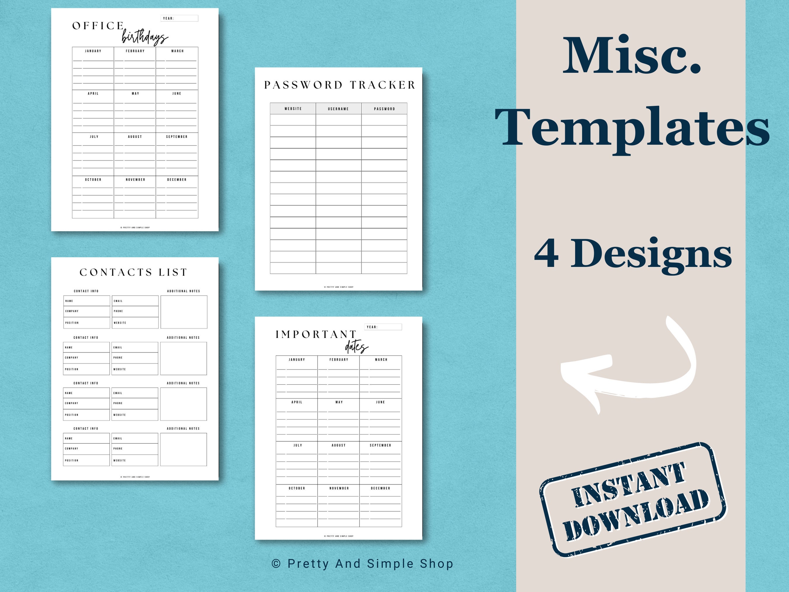 Onenote Work Planner, Work Day Organizer Templates for Professionals ...
