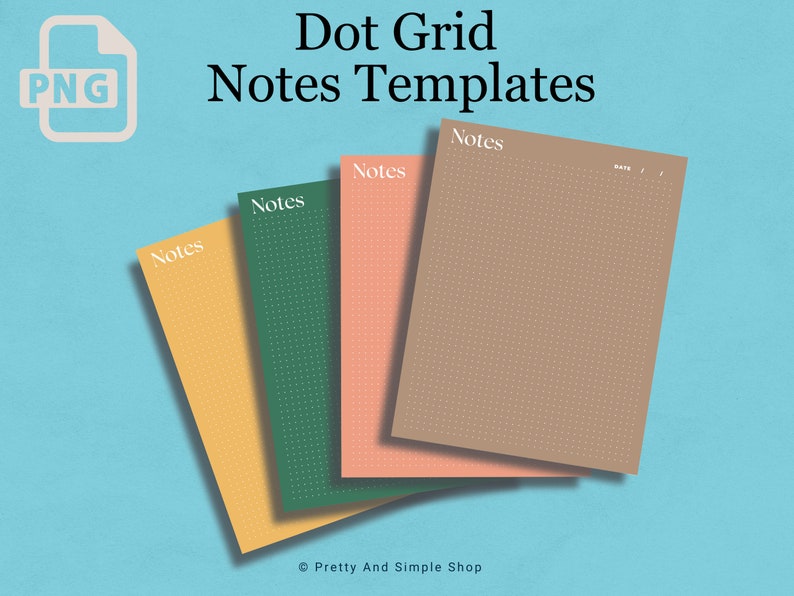 Cottagecore Onenote Notes Template, Dot Grid Onenote Digital Notepad ...