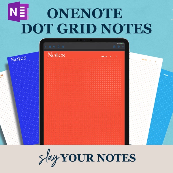 Onenote Template - Etsy