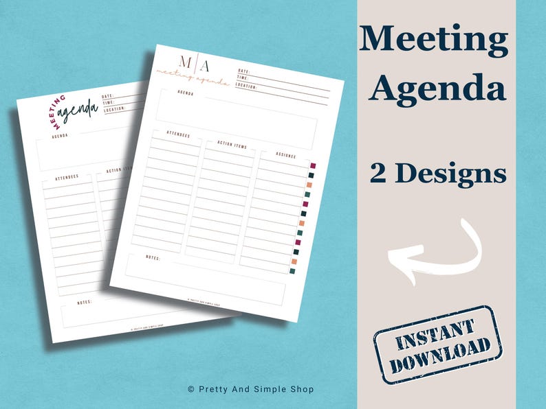 Pretty Onenote Meeting Templates for Work Professionals, Meeting Agenda ...