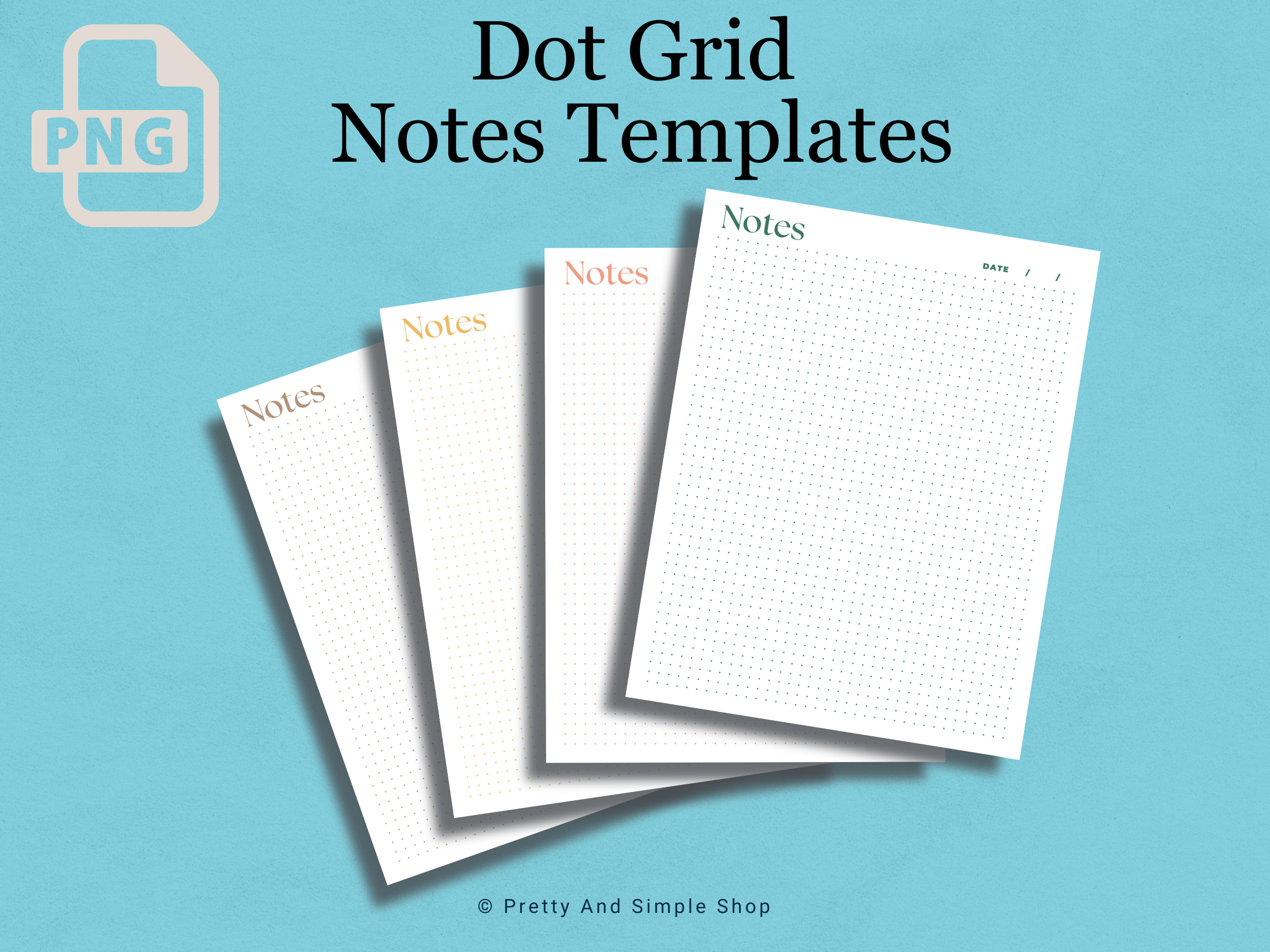 Cottagecore Onenote Notes Template, Dot Grid Onenote Digital Notepad ...