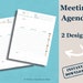 Earthy Boho Onenote Meeting Templates for Work Professionals, Meeting ...