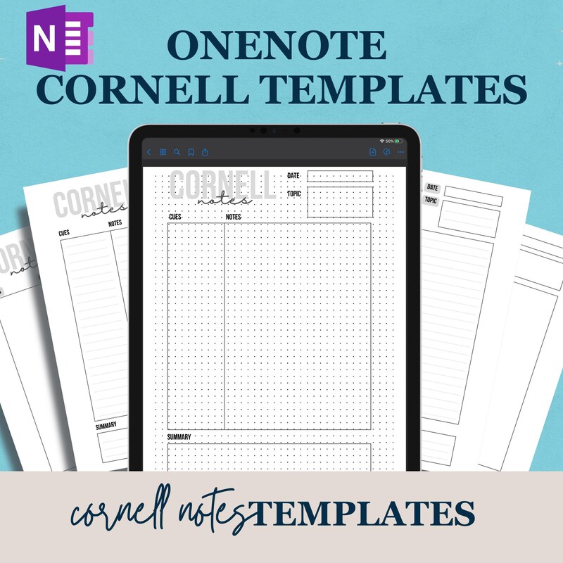 Onenote Templates - Etsy