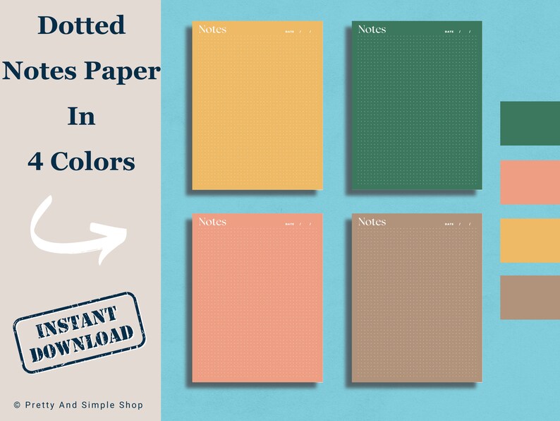 Cottagecore Onenote Notes Template, Dot Grid Onenote Digital Notepad ...