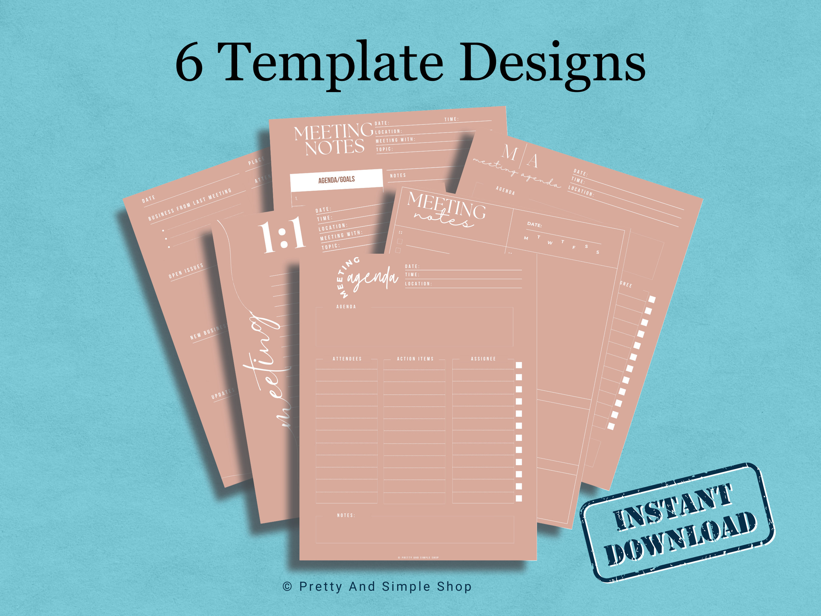 Onenote Meeting Notes Template for Work, One Note 1 to 1 Meeting ...