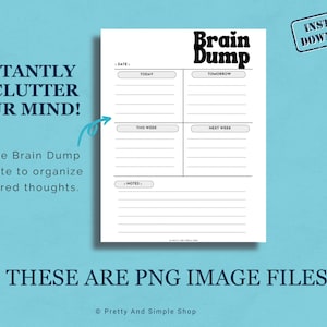 Onenote Brain Dump & Eisenhower Priority Matrix Template | ADHD One ...